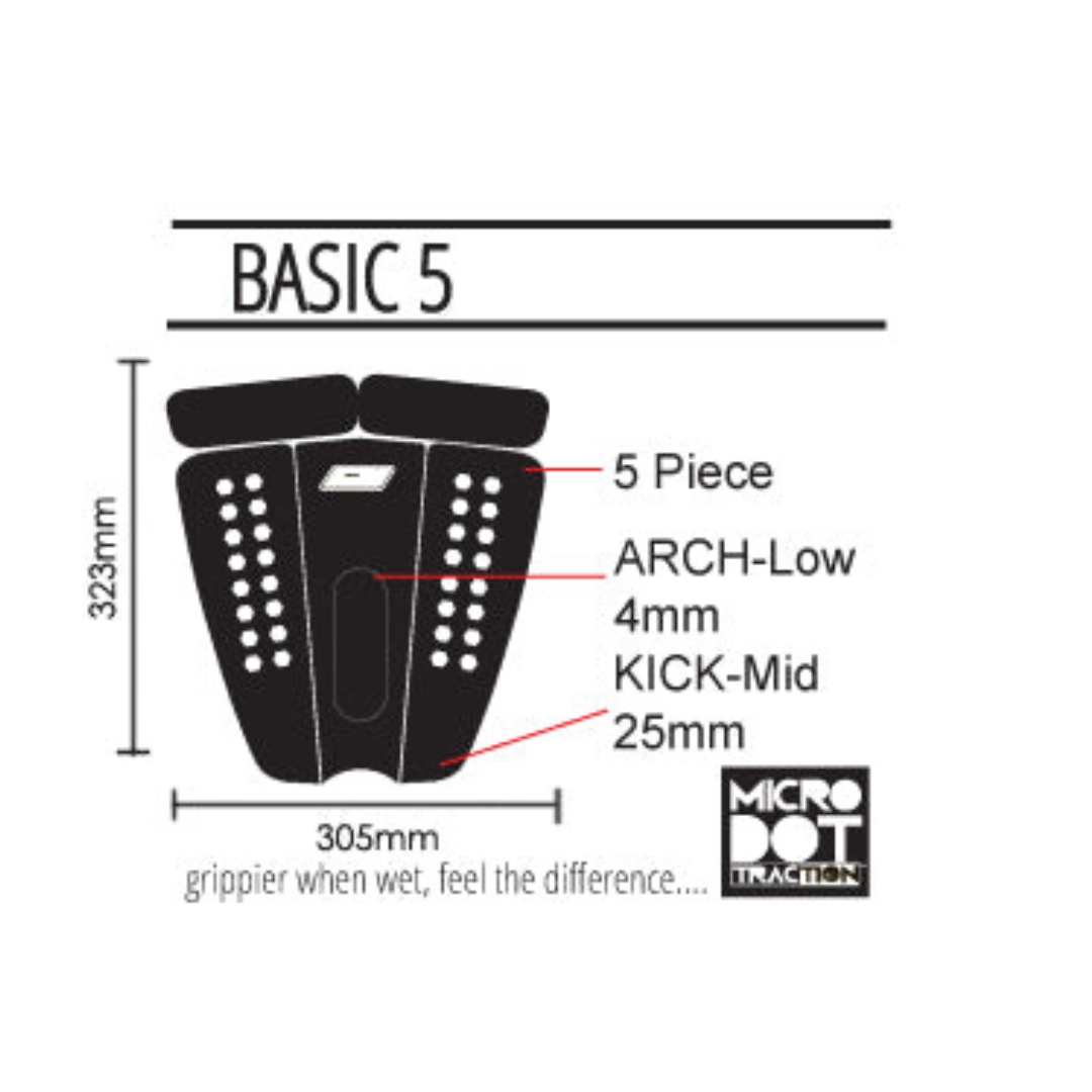 Prolite Traction Pad Basic 5 – Aqua Fun
